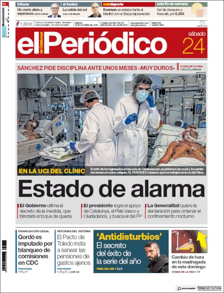 Prensa Hoy Portadas De Los Peridicos Del 10 De Marzo Del 2020