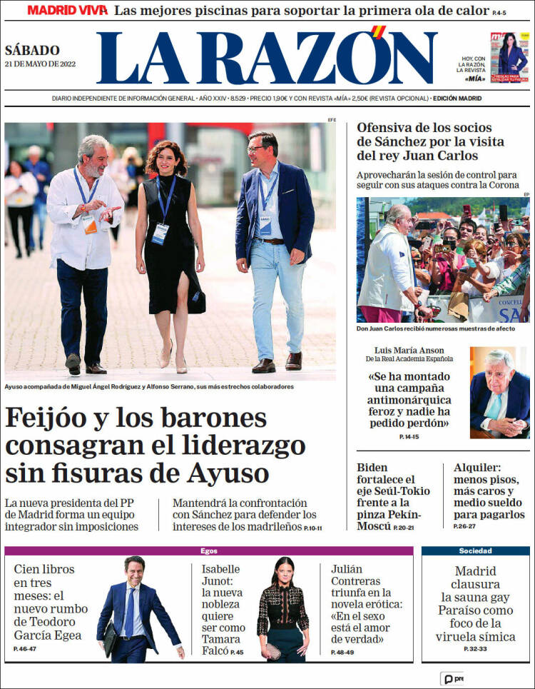 Diario LA RAZÓN del día 21/05/2022 – News Europa